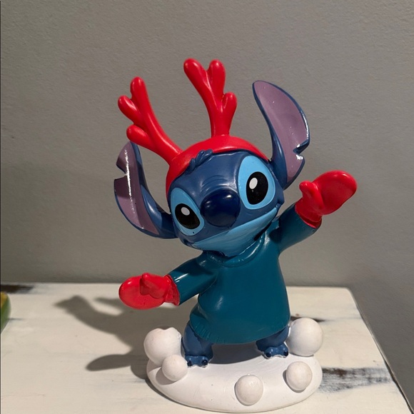 Disney | Accents | Disney Blue And Red Stitch Figure | Poshmark